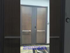 Colorato personalizzato Sapele Aluminio Porta della stanza Isolato dal suono Ingresso Isolato dal fuoco Porta della stanza
