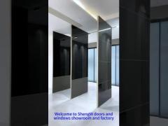 Aluminum sliding door