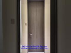 Same color wood room door