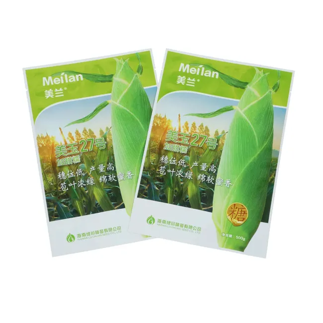 Custom Seed Packaging Bags Featuring Eye-Catching Graphic Designs