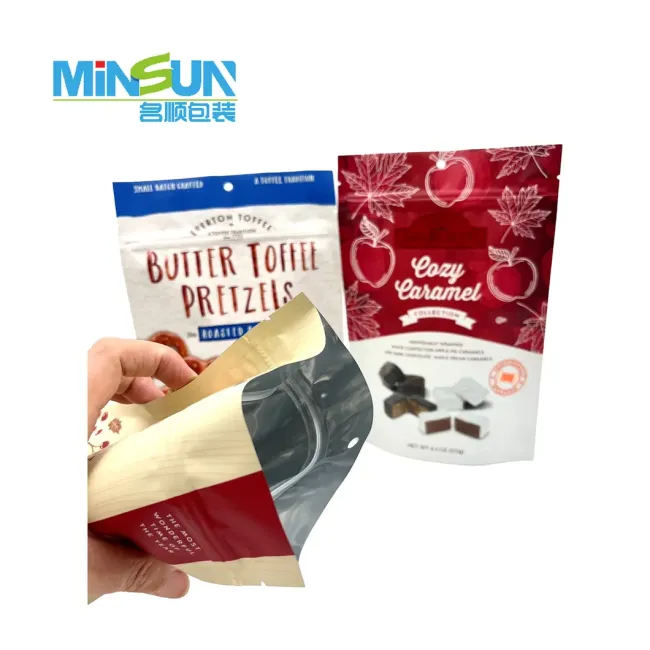 Premium Clear Plastic Bags with Window for Gourmet Foods