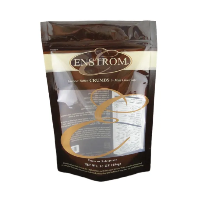 Colorful Aluminum Foil Bag Moisture Barrier Plastic Bag for Chocolate with Zipper