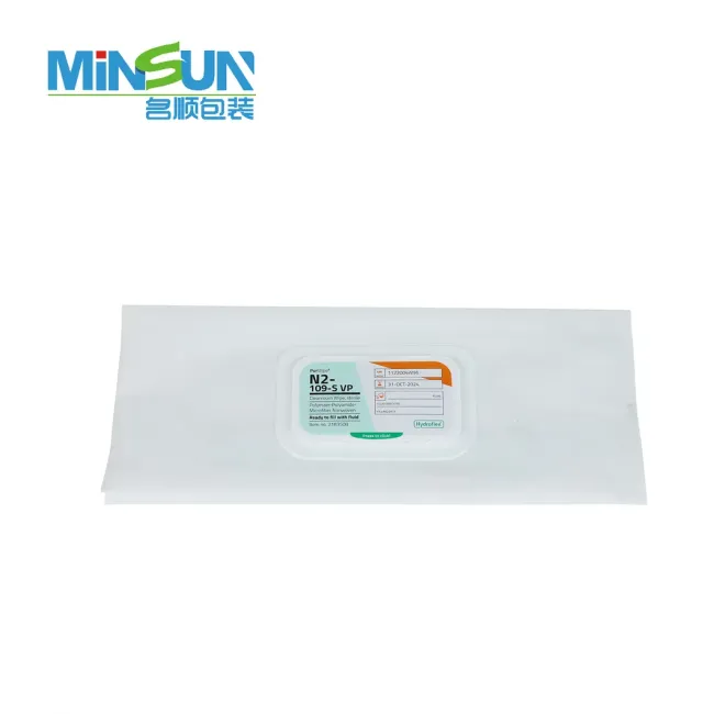 Wet Wipes Composite Transparent Plastic Bag Plastic Bag with Soft Lid