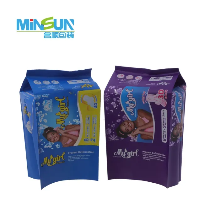 Innovative Sanitary Napkin Packaging Combines Gravure Printing, Durable Materials, Tearable Labels.