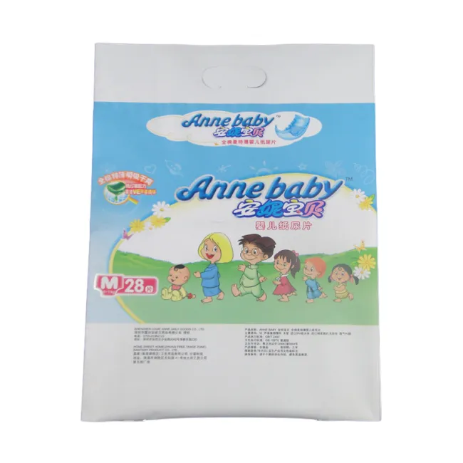 Eco-Friendly Disposable Baby Diapers in Convenient Shopping Bag