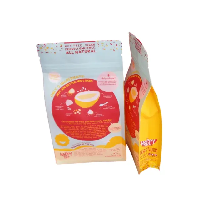 Premium Food Packaging Bag with Octagonal Seal and Flat Bottom