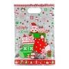 Quality Vibrant Festive Christmas Plastic Gift Bags with Strong Handles for sale