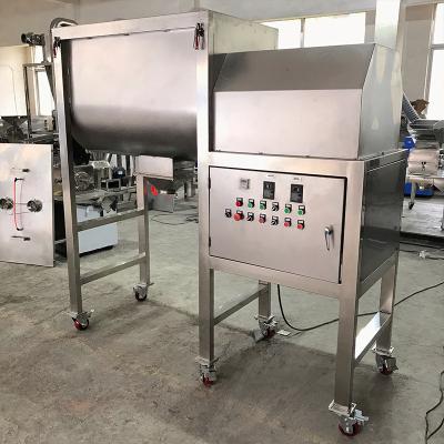 Cina miscelatore orizzontale del nastro della doppia pagaia commerciale della polvere del pigmento della polvere del condimento della spezia di 5.5kw 500L in vendita