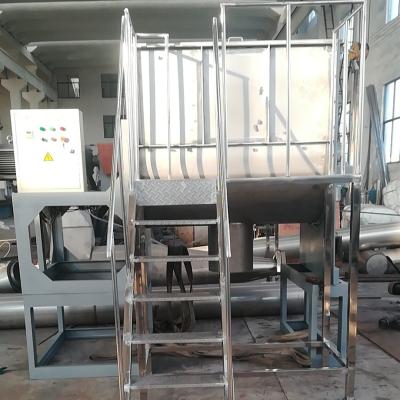 Cina preparato detergente della spezia della polvere 2000L della doppia elica del nastro dell'alimentazione chimica farmaceutica del miscelatore in vendita