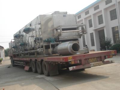 China High Efficiency Continuous Belt Dryer High Moisture Solutions For Vegetable Drying for sale