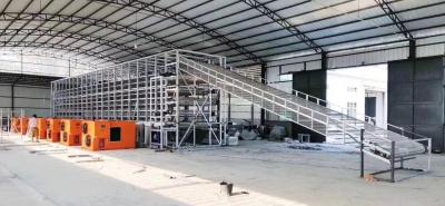 Cina Asciugatrice industriale della cinghia di grande capacità di circolazione più asciutta continua dell'aria calda in vendita