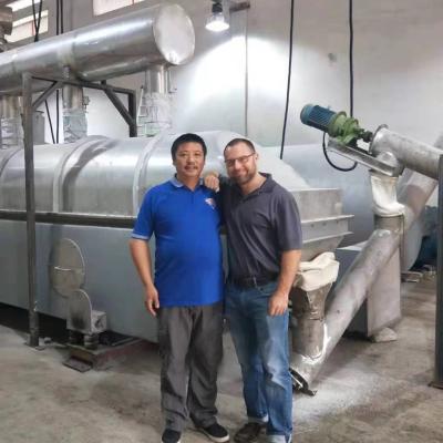Cina Pangrattato di acciaio inossidabile che vibra essiccatore a letto fluidizzato nell'industria alimentare in vendita