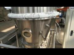 Asciugatrice ricoprente di granulazione dell'essiccatore a letto fluidizzato di 304SS 420L