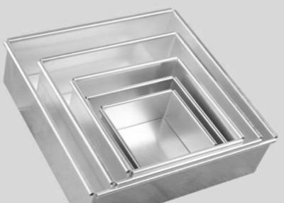 Cina Muffe bollenti di alluminio di Live Removable Bottom Cake Pan/SGS del quadrato in vendita