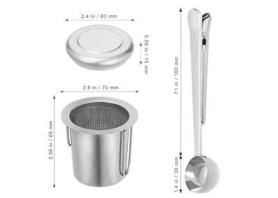 Cina Commestibile di volta di 304 del cavo di acciaio inossidabile maniglie di Mesh Dome Shape Tea Filter Infuser 2 in vendita