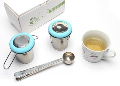 Cina Piegatura del canestro di Infuser del tè di acciaio inossidabile di 304 cupole la doppia tratta il canestro del filtro dalla teiera in vendita