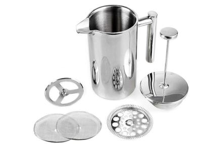 Cina Tuffatore del caffè vaso francese Cafetiere SS304 della stampa del metallo di acciaio inossidabile di 8 tazze in vendita