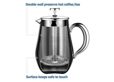 China Fabricante de café francês de aço inoxidável do atuador do bônus 1000ML do fabricante de café 18/10 da imprensa à venda