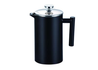 Cina La caffettiera della stampa di Matte Black Stainless Steel French di 8 tazze ha isolato la stampa 27oz/34oz del caffè in vendita