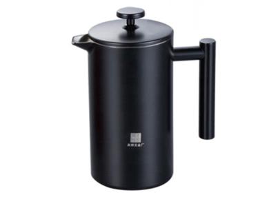 China van de het Roestvrije staal de Franse Pers van 1000ml 34oz van de de Koffiepot Dubbele Muur Matte Black Color Te koop