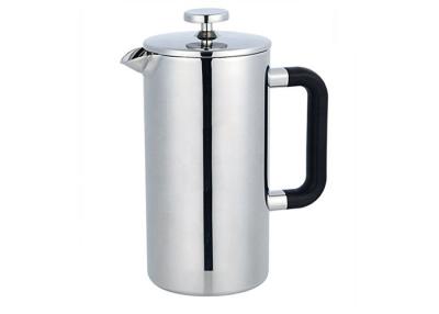 中国 1500のMl/1.5リットルの二重壁のフランスのコーヒー出版物0.8mmの厚さ 販売のため