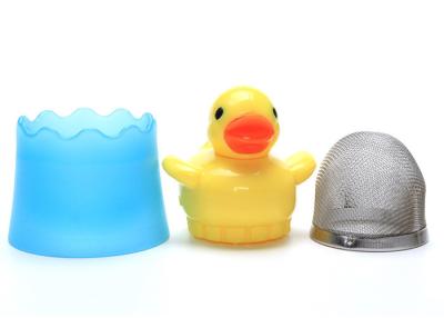 Cina Bustina di tè sveglia del silicone di Duck Tea Steeper Customize Color 43g del commestibile in vendita