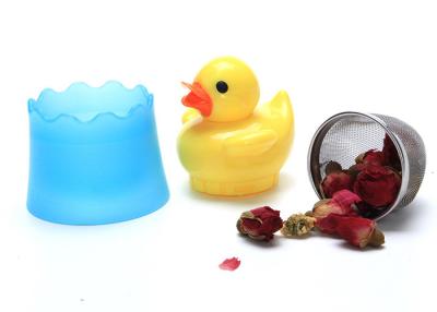 Cina Bustina di tè sveglia del silicone di Duck Tea Steeper Customize Color 43g del commestibile in vendita