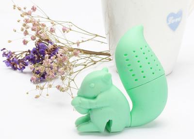 Cina Gli animali riutilizzabili adorabili liberi dello scoiattolo di BPA modellano il tè Infuser dell'a fogli staccabili più ripido in vendita