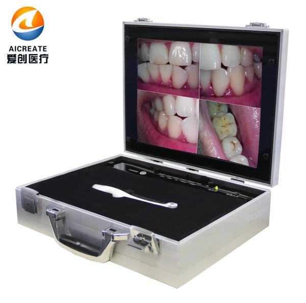 Quality Portable Suitcase Oral AI Diagnostic Device, 15-inch HD Display with Macro Camera, Large Battery, WiFi Connectivity, Auto Dental Lesion Recognition & Backend Upload, QR Code Patient Report Access for sale