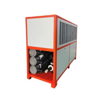 China 15HP Scroll Air Compressor Chiller Portable Industrial Chiller Chemical Cooler for sale