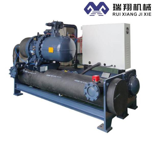 Quality 380-415V Water Cooled Screw Chiller 52.5kw Compressor 20-35°C Cooling Water Inlet Temperature for sale