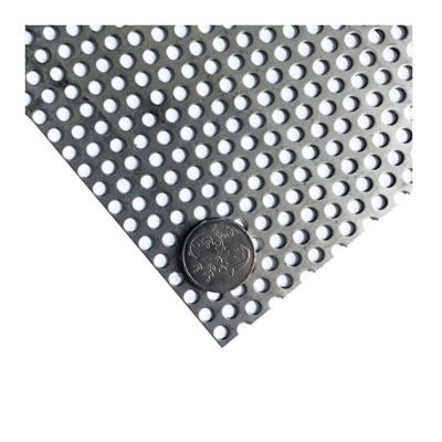 China Stainless Steel Flat Perforated Metal Mesh Punched Metal Sheets Brush Surface for sale