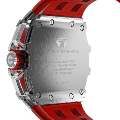 China Men'S Richard Mille Watches Casual Business Quartz Dial Silicone Wrist Watch for sale
