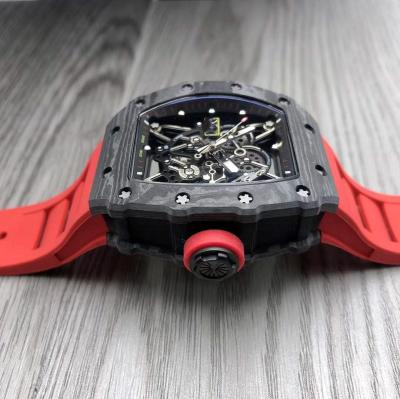 China Sapphire Crystal Men'S Mechanical Watch Richard Mille Silicone Wrist 26cm for sale