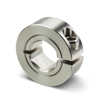 China Brass Stainless Steel Two Piece Clamping Collar CNC Machining Parts 0.01mm Tolerance for sale