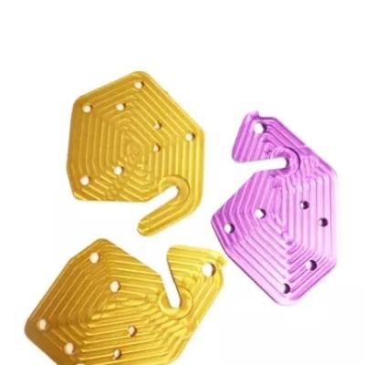 Cina Ingegneria Servizio personalizzato di lavorazione CNC di ricambio Parti in alluminio placcato oro da 1 mm in vendita