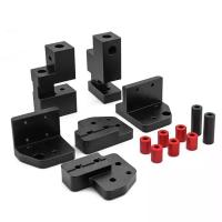 China 5 Axis Precision Aluminum CNC Milling Turning Parts Anozid Oxidation Colorful Te koop