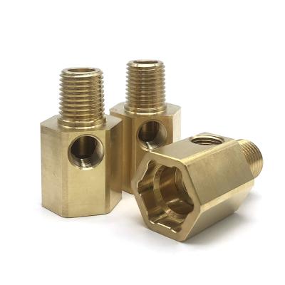 Cina Custom Brass Precision Cnc Machining Services Milling Turned Components / Parts in vendita