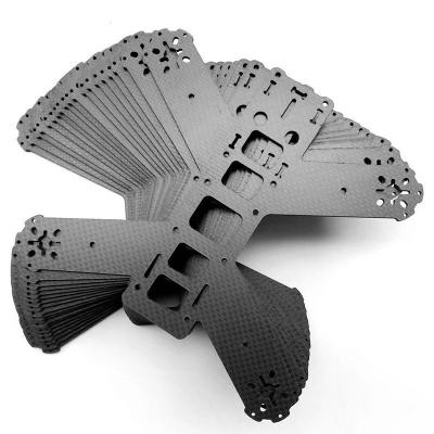 China Custom 1K 3K 6K 12K 24K CNC Carbon Fibre Sheet Plate Products à venda