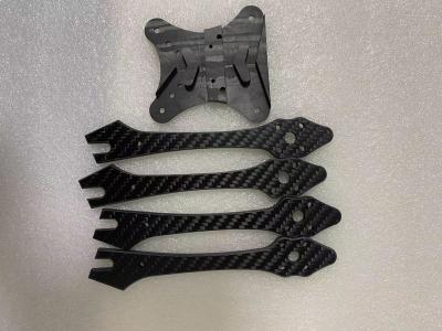 China Custom Carbon Fiber UAV Accessories DIY Carving CNC Machining Services Mechanic Parts for sale