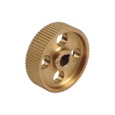 China High Precision Cnc Machines Small Brass Lamp Tubes Parts Brass Bearing Components Cnc Copper Plate Polished Machining for sale