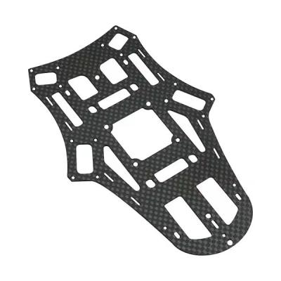 Cina Custom forged CNC cutting heat resistant carbon fiber sheet 0.3mm in vendita