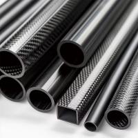 中国 Chinese Factory Custom Shape 3K Carbon Fiber Tube,CNC Cutting Carbon Fiber Pole 販売のため
