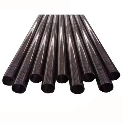 Китай Wholesale 3k Dark Blue Carbon Fiber Tube Customize Carbon Fibre Tube Pipe with color продается