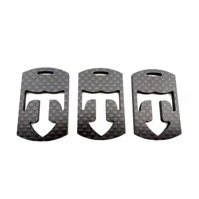 Cina Dongguan factory CNC toray t300 3k carbon fiber laminated sheets plates for RC uav drone frames in vendita