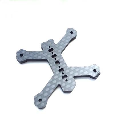 Cina Dongguan factory CNC toray t300 3k carbon fiber laminated sheets plates for RC uav drone frames in vendita