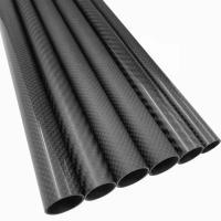 中国 Custom 3K Carbon Fiber Tube Lightweight Sport Equipment with Durable Pattern 販売のため