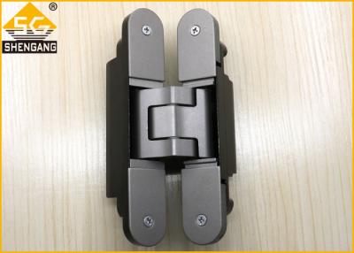 Cina cerniera celata regolabile 3d della porta di alluminio d'acciaio interna in vendita