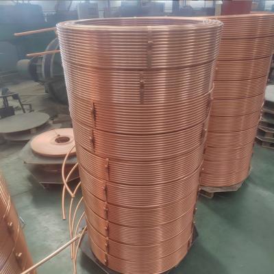 Cina C10100 C11000 C12000 AC Tubo di rame pancake / tubo di rame AC in vendita