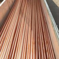 China Straight Seamless Copper Pipe Length 1-6m Rolling Processing Technology High Pressure for sale